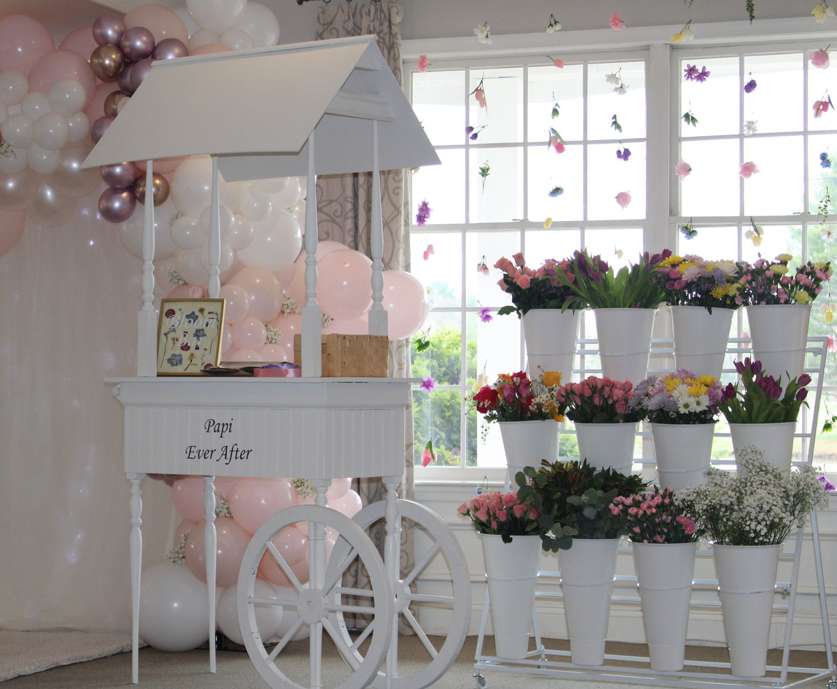 Flower Bar- Display Cart Rental - Bloom Bar- We Deliver and Set Up ...